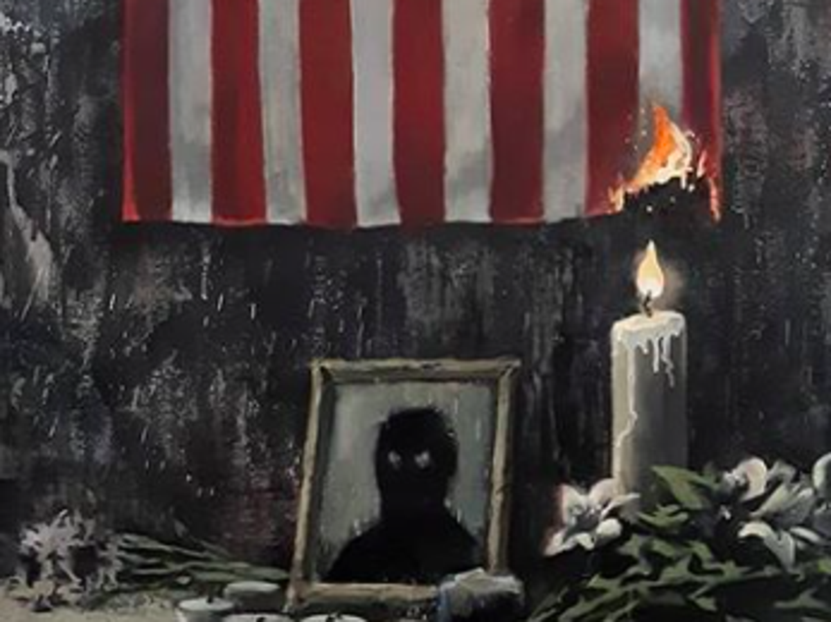 Banksy releases new artwork inspired by George Floyd death: ‘This is a ...