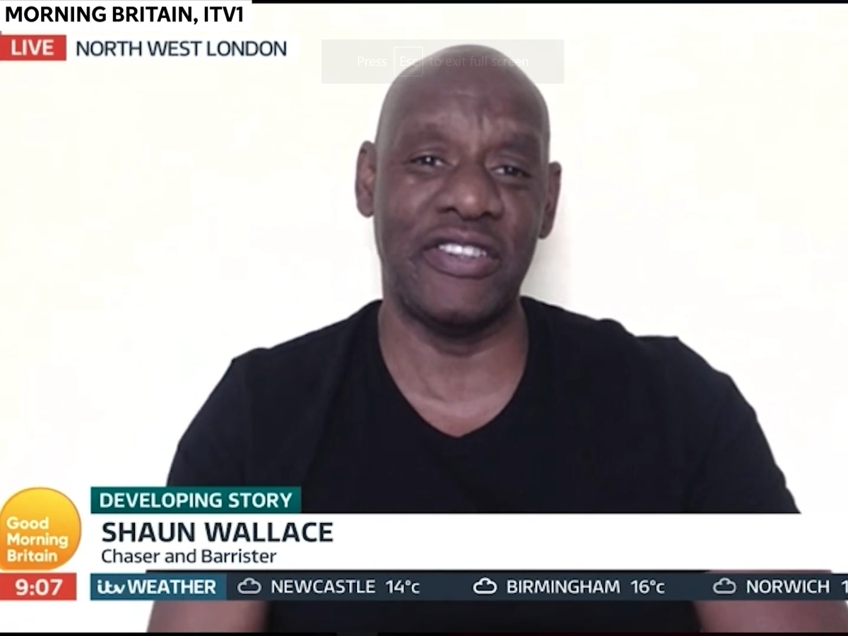 The Chase's Shaun Wallace describes being stopped and searched by ...
