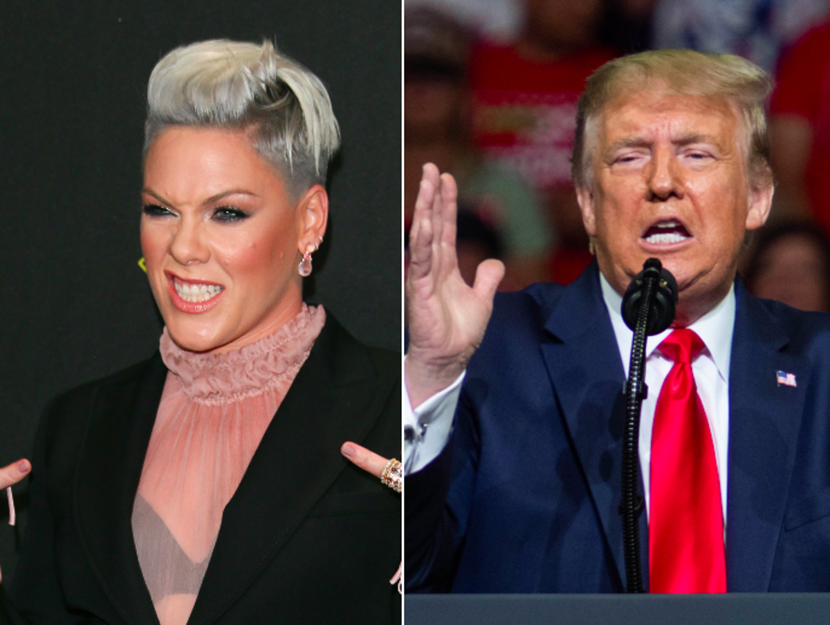Pink mocks Trump over thousands of empty seats at Tulsa rally: ‘Donkey ...