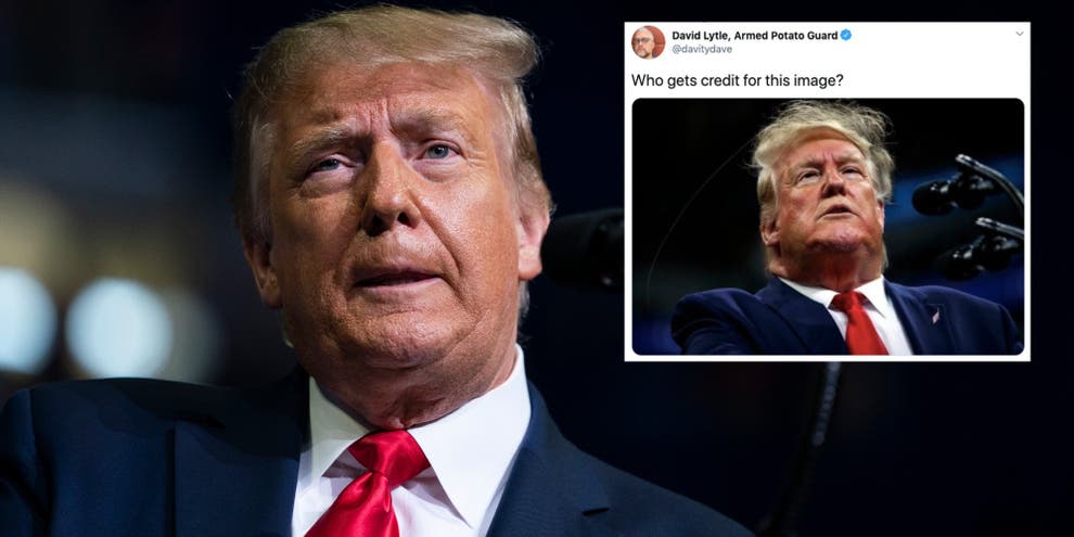 Trump news: A viral image of the president, unfortunately, isn't real ...