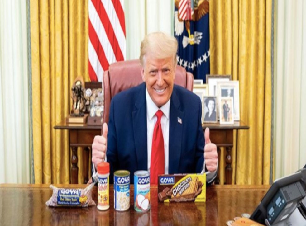 Trump: How the internet reacted to the president promoting Goya Foods ...