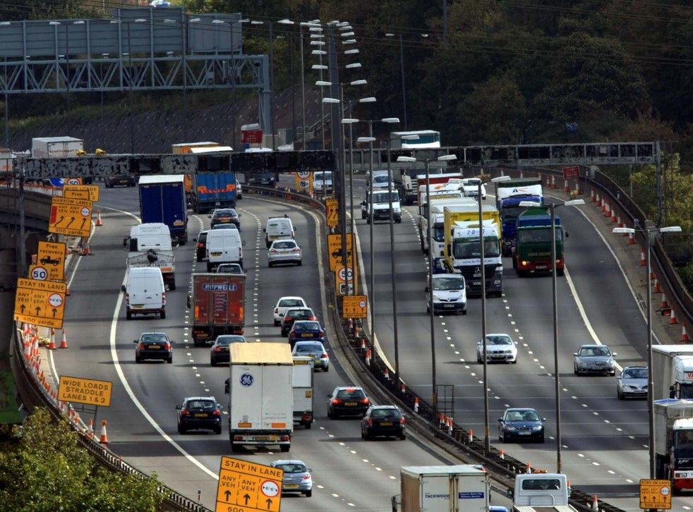 Speed limit past motorways roadworks to be raised in England to help ...