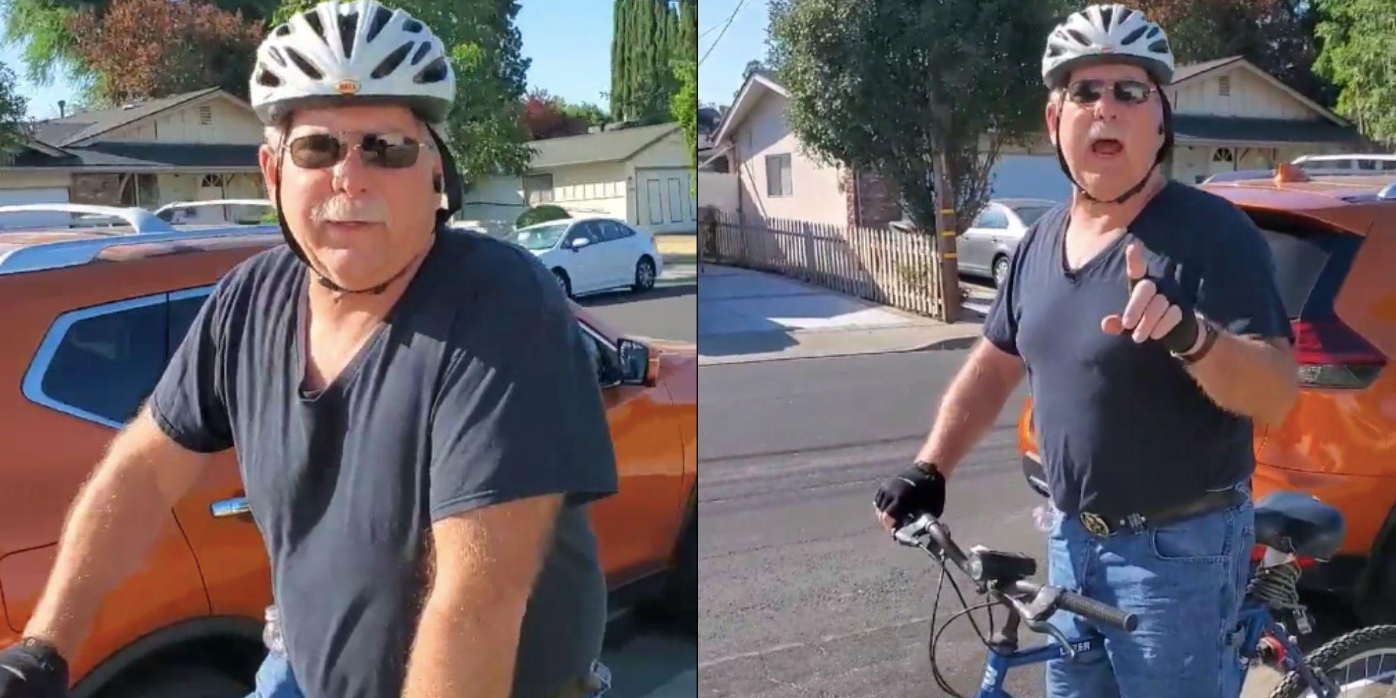 Black Lives Matter: White man caught ruining a 3-year-old's BLM sign ...