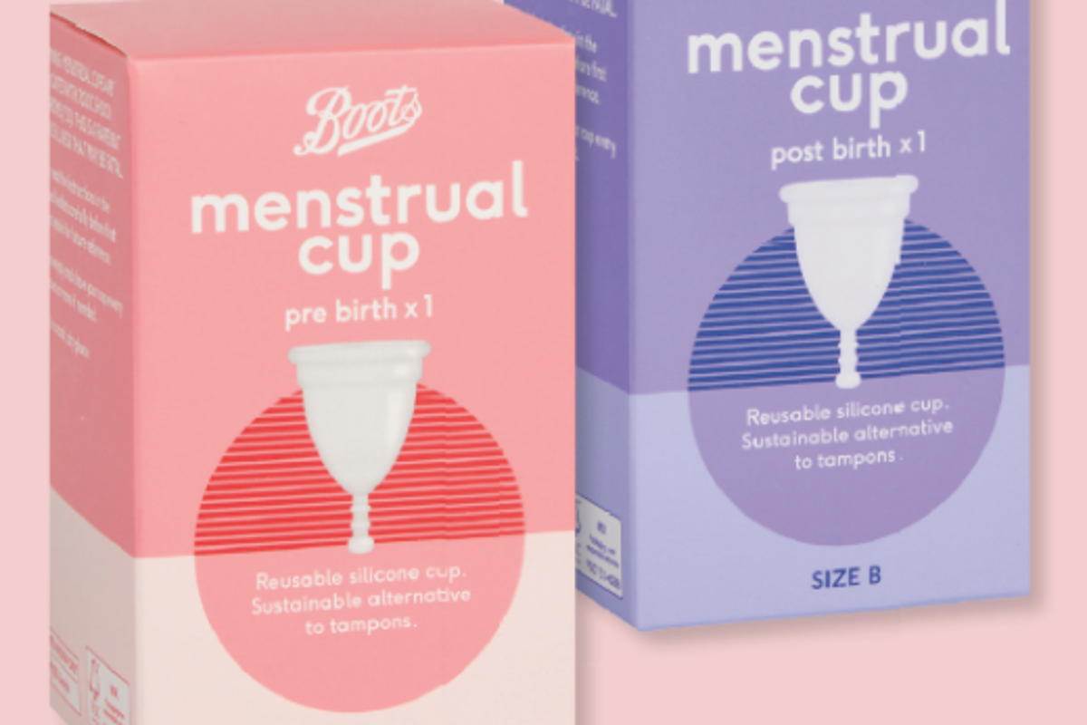 Boots is now selling its own brand of menstrual cup and plant-based ...