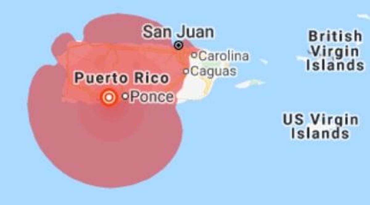 Puerto Rico earthquake: 4.8-magnitude tremor hits Caribbean island ...