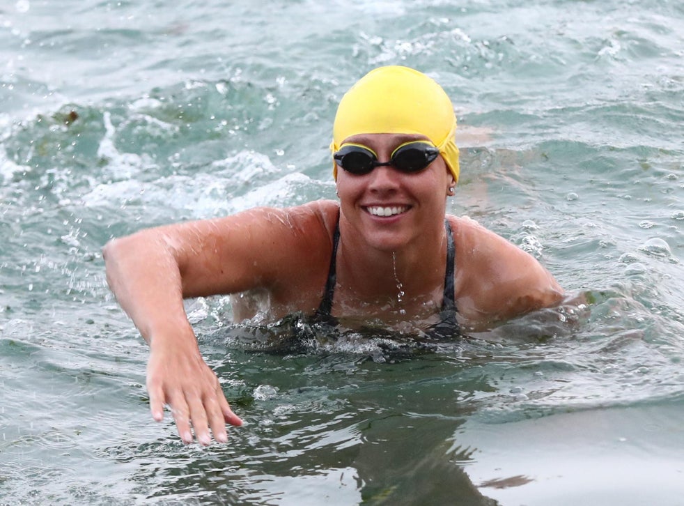 Endurance swimmer Chloe McCardel completes record-breaking English ...
