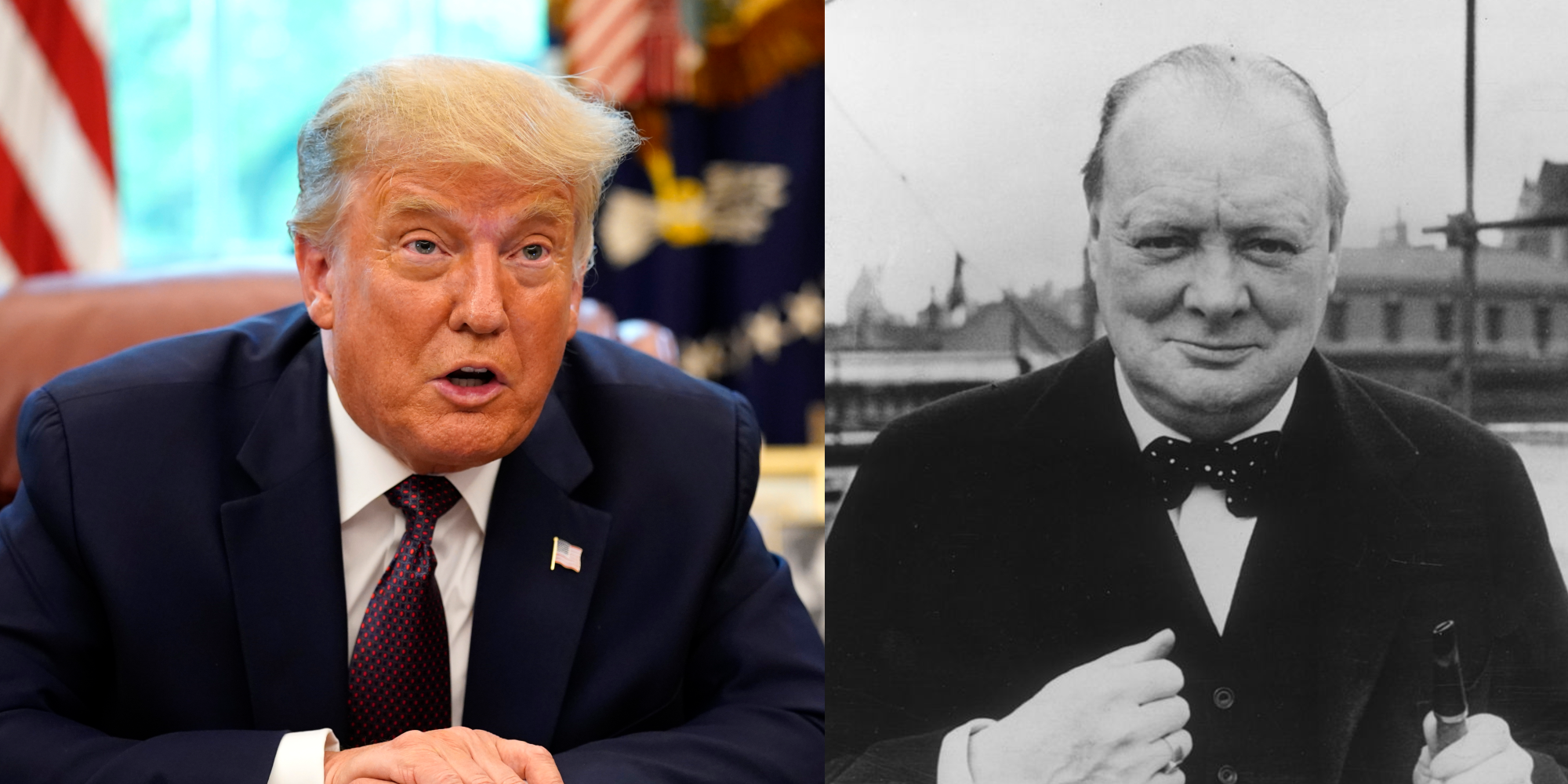 Trump's attempt to compare himself to Churchill backfires | indy100 ...
