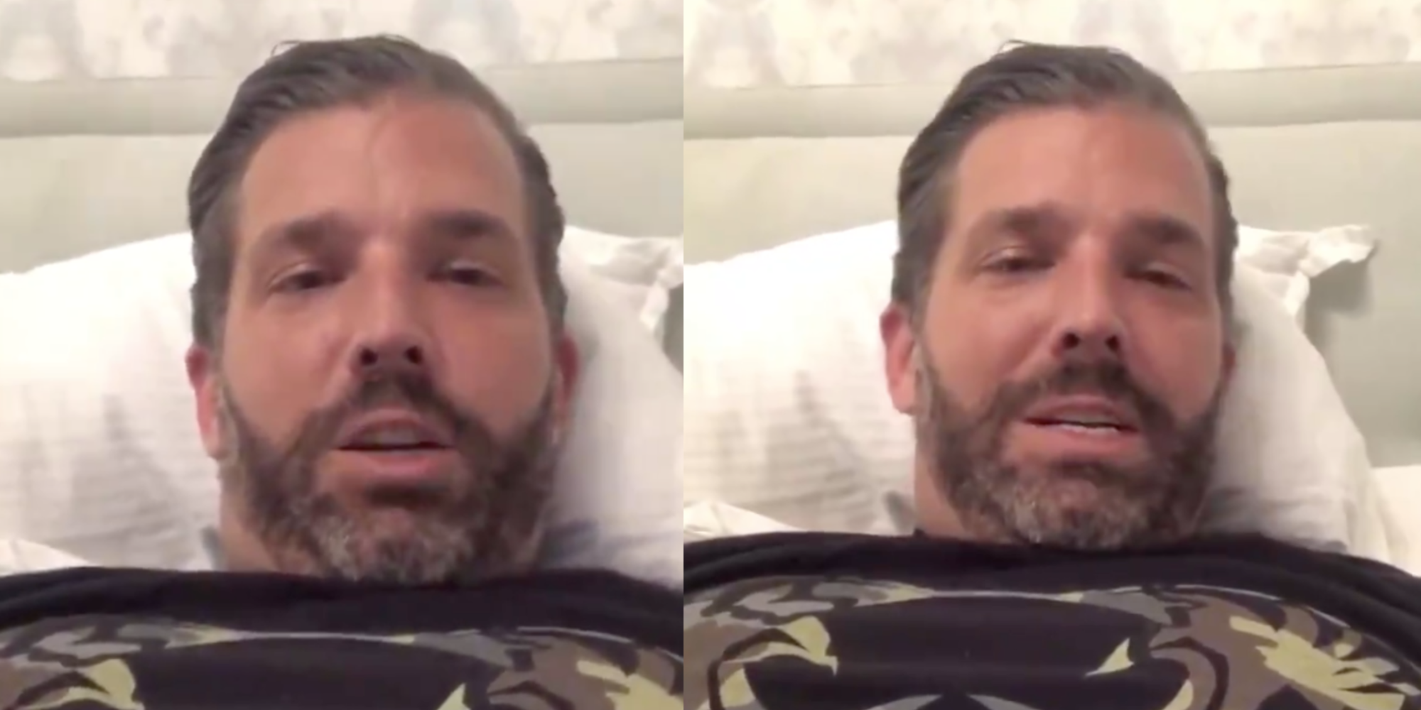 Donald Trump Jr moans about Instagram algorithms from his bed | indy100 ...