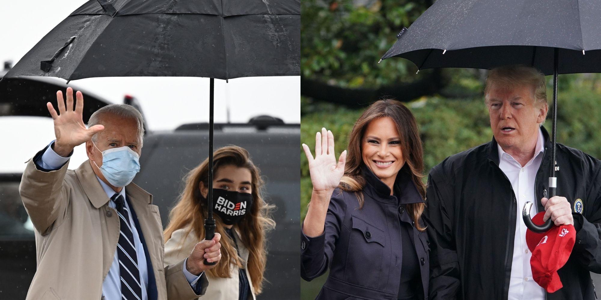 The difference between Trump and Biden in two photos | indy100 | indy100